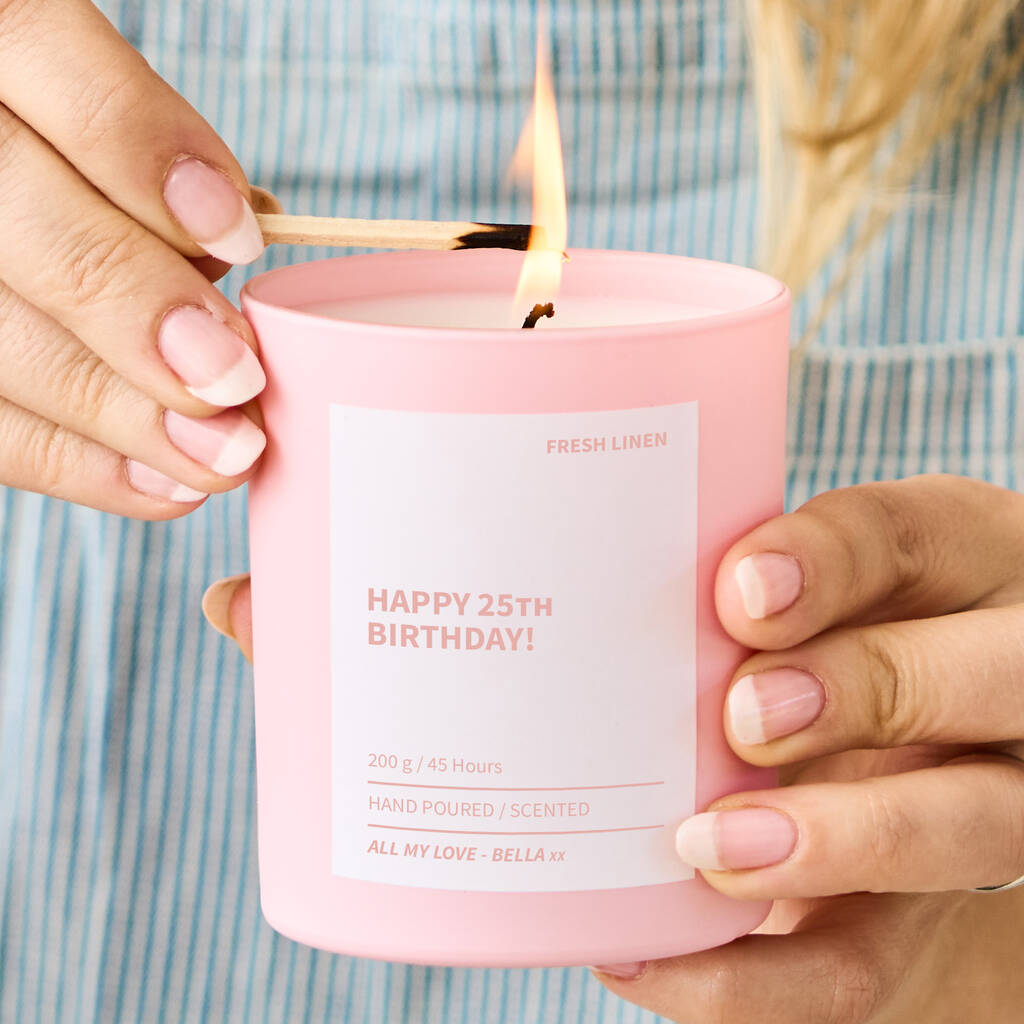 Personalised Candles – Sophia Victoria Joy