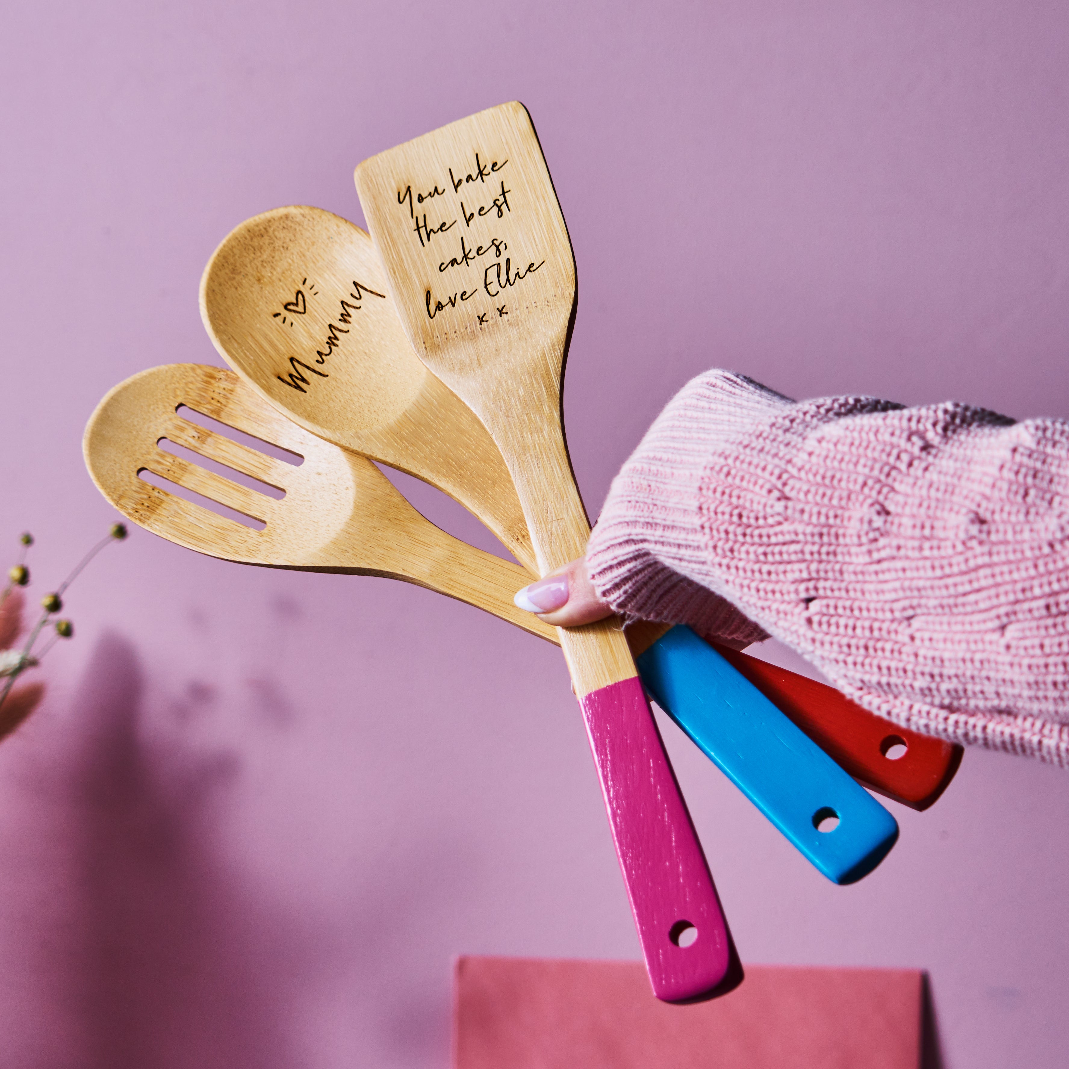 Personalised Wooden Spoon Baking Set – Sophia Victoria Joy