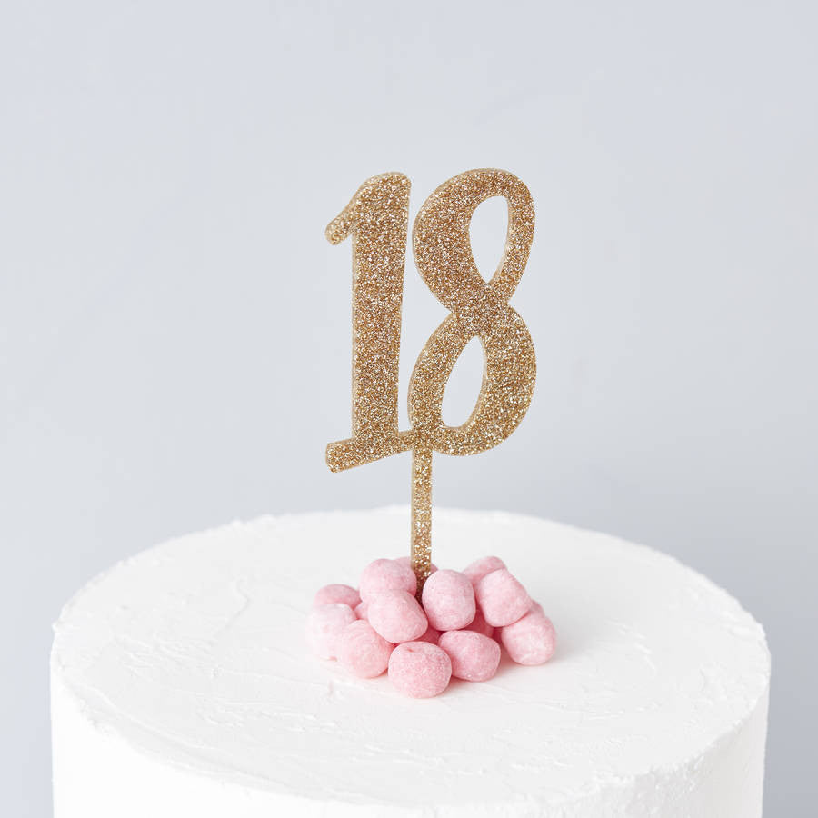 Birthday Age Cake Topper
