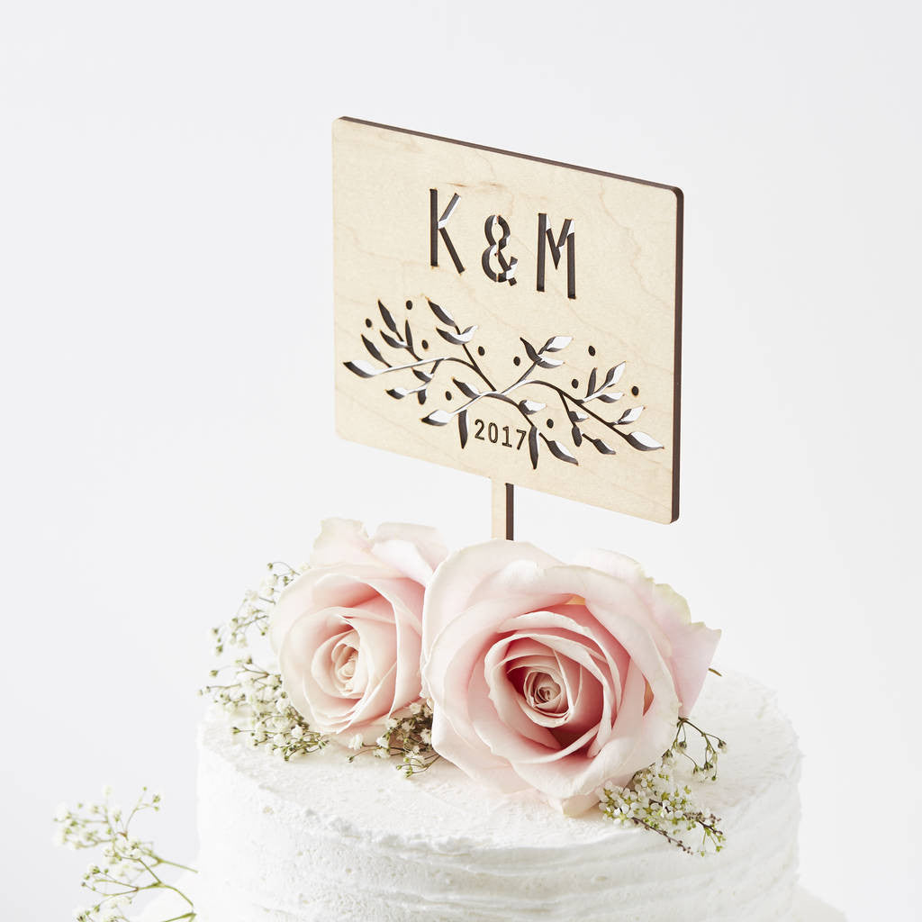 Initial wedding cake toppers 60 photos - Astyledwedding.com