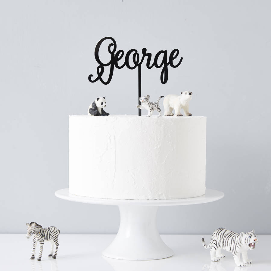 Personalised Cake Topper – Sophia Victoria Joy
