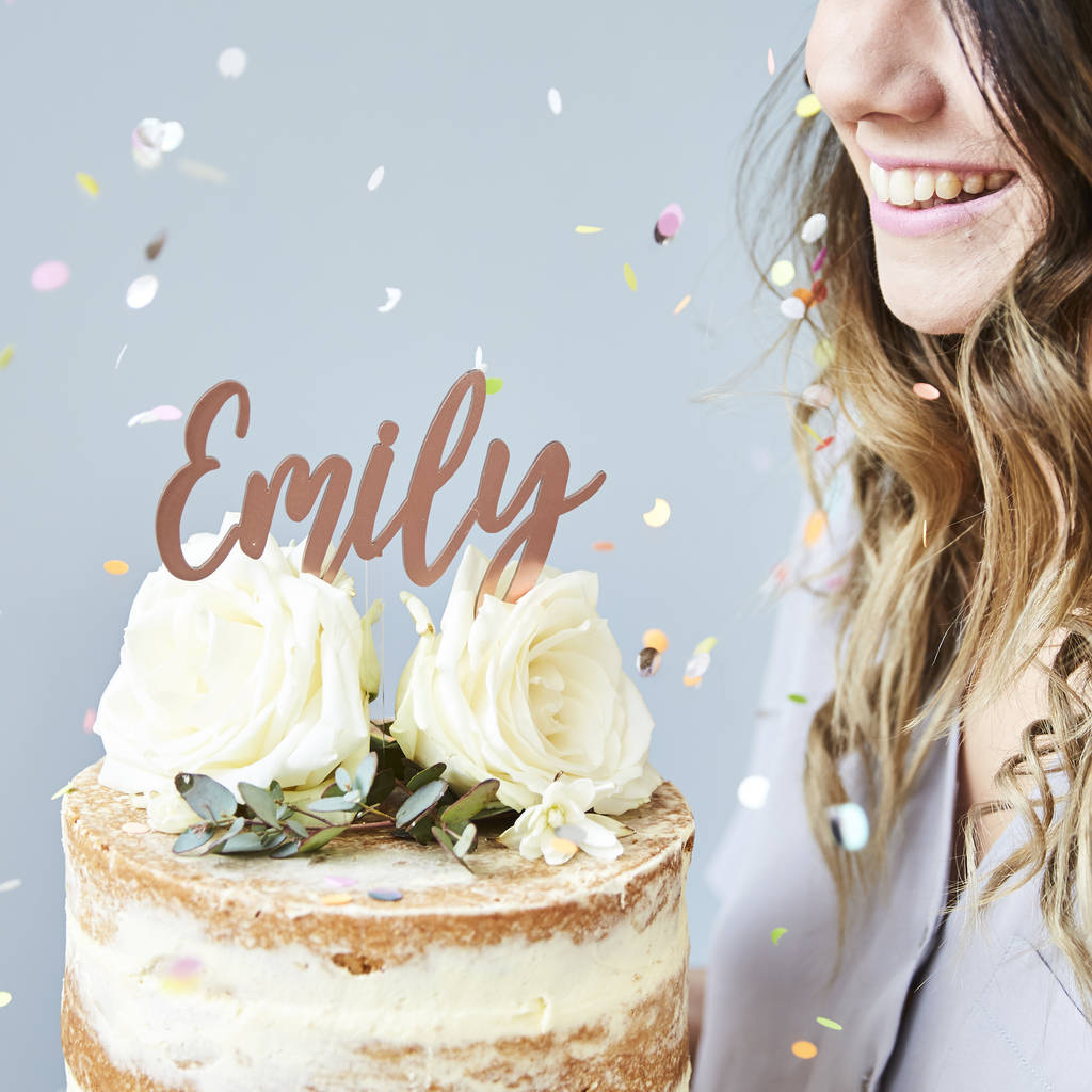 Charming Personalised Cake Topper – Sophia Victoria Joy