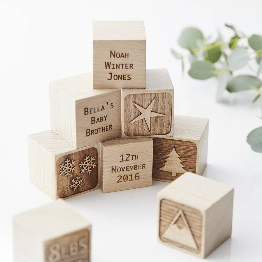 Personalised Christmas Building Block