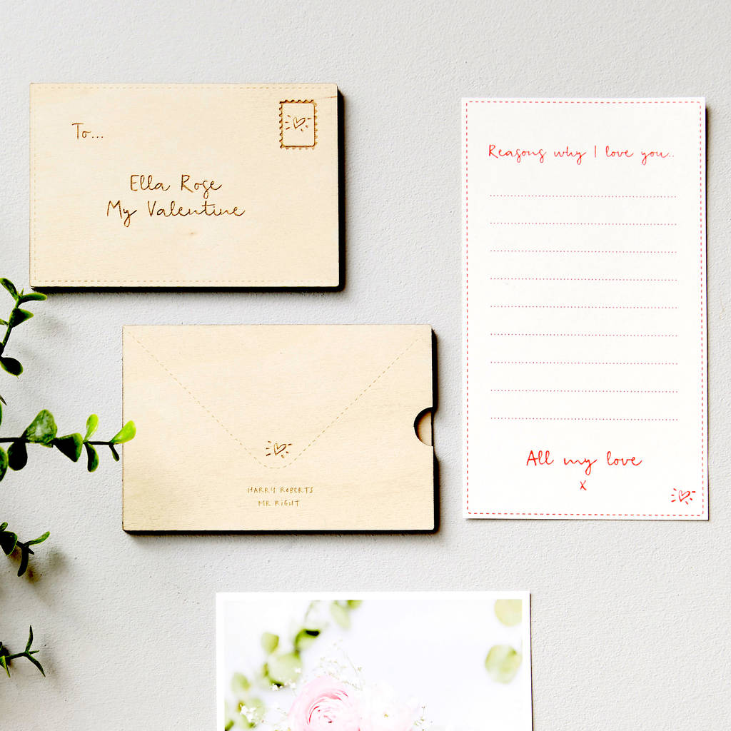 Personalised Love Letter Card – Sophia Victoria Joy
