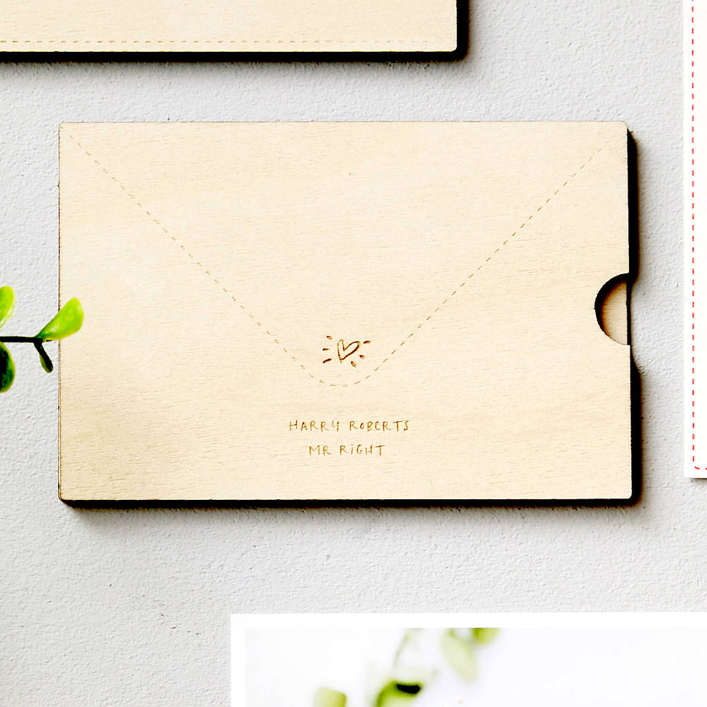 Personalised Love Letter Card