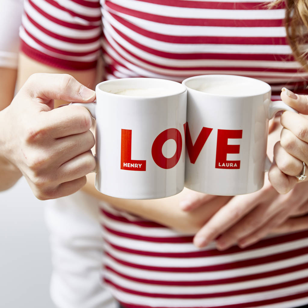 Personalised Love Mug Set – Sophia Victoria Joy