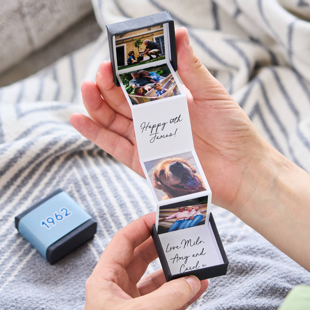 Personalised Milestone Birthday Photo Token Box – Sophia Victoria Joy